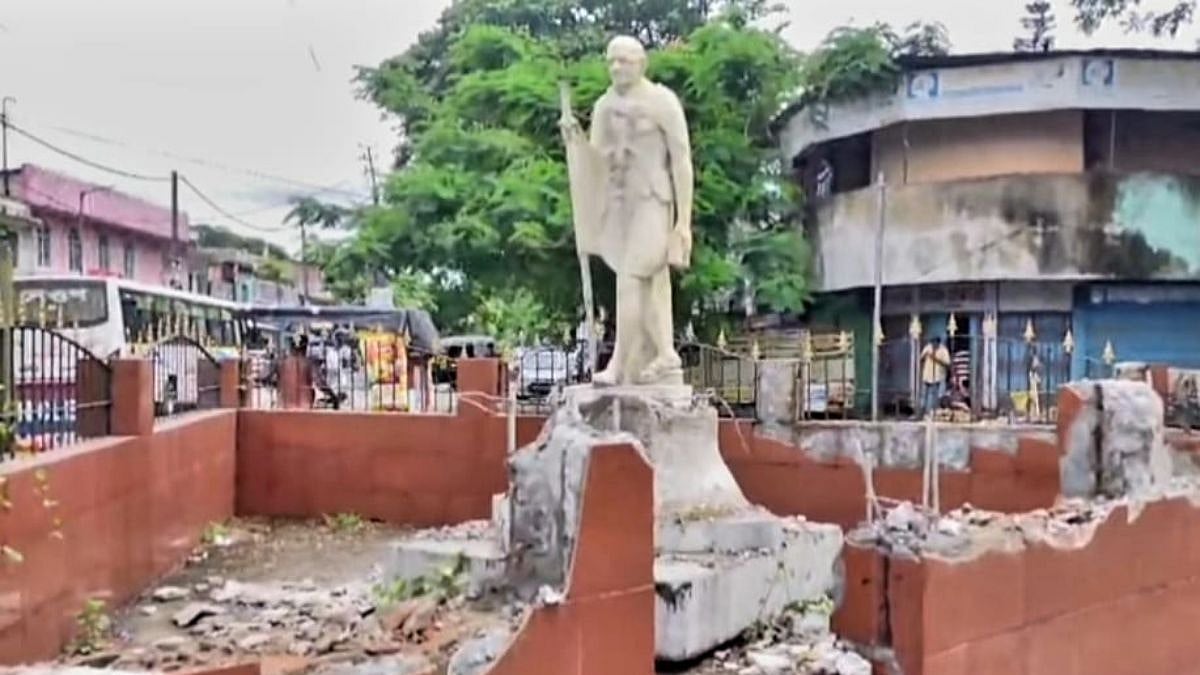 Mahatma Gandhi Statue Removed In Assam; Chief Minister 'Not Unaware'