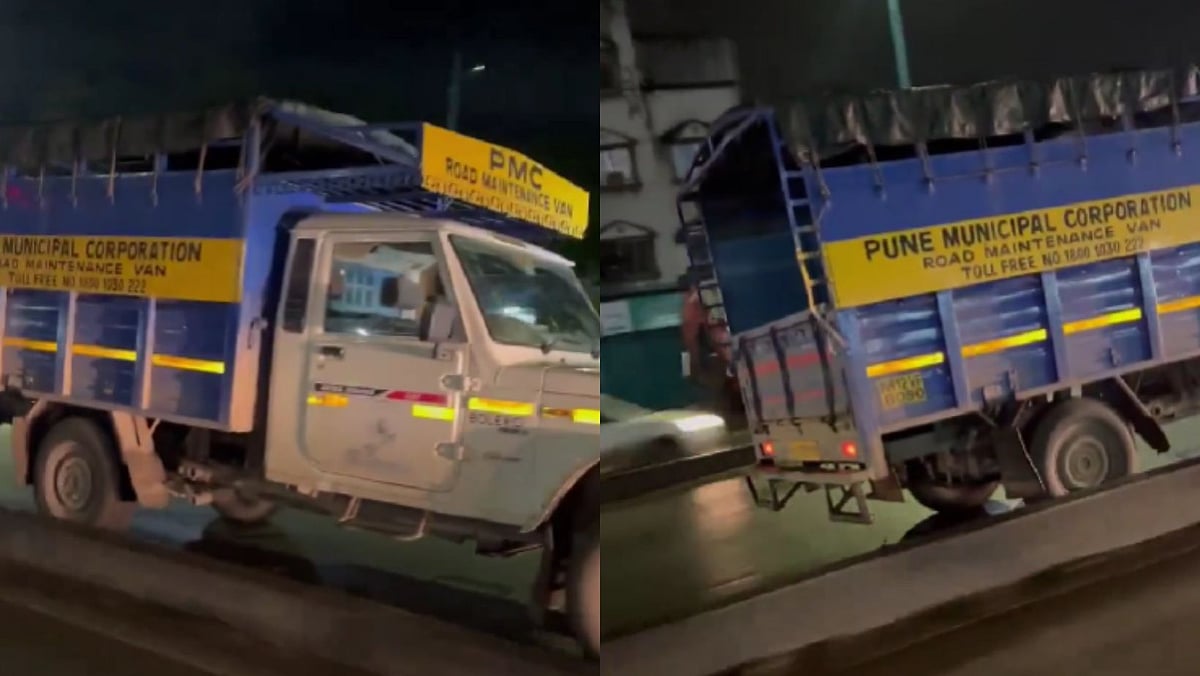 Pune: PMC's Road Maintenance Van Travels Long Distance In Reverse ...