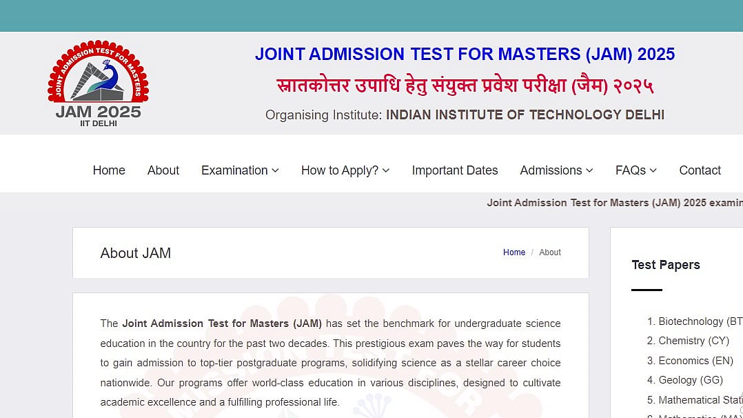 IIT JAM 2025: Subjects, Paper Pattern, Registration Details Inside!