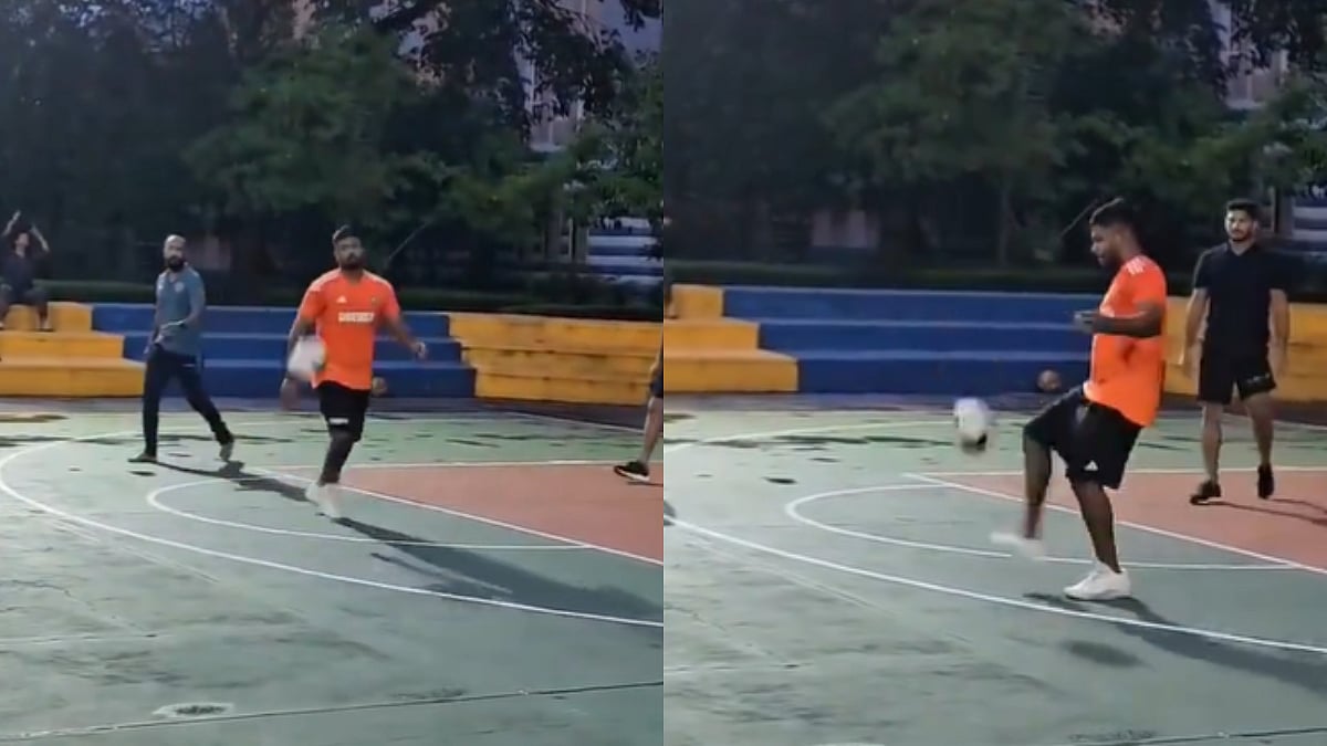 Video: Sanju Samson Spotted Playing Football On Basketball Court Amid ...