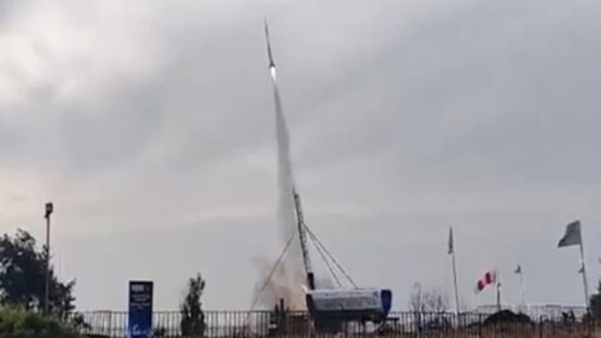Watch: Indian Start-up Launches Country's First Reusable Hybrid Rocket