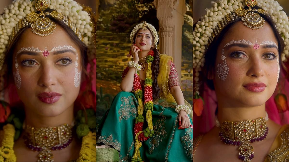 Tamannaah Bhatia-Inspired Radha Makeup Look For Krishna Janmashtami