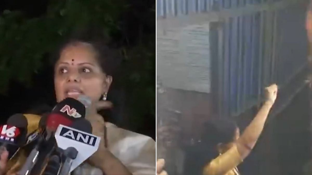 VIDEO: BRS Leader K Kavitha Walks Out Of Tihar Jail After 165 Days In ...