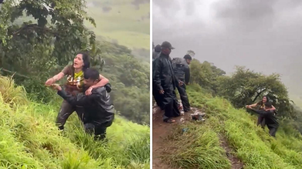Video: Woman Falls Into 100-Ft Gorge While Taking Selfie In Maharashtra ...