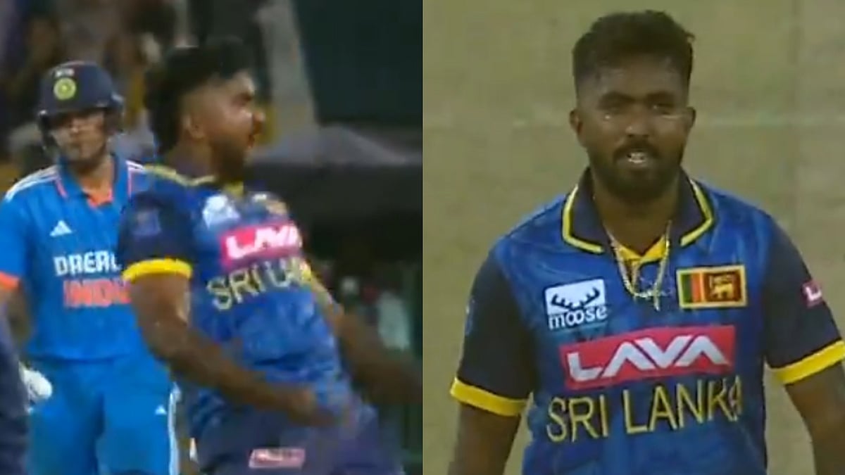 Video: Asitha Fernando Celebrates Widly After Dismissing Rohit Sharma ...