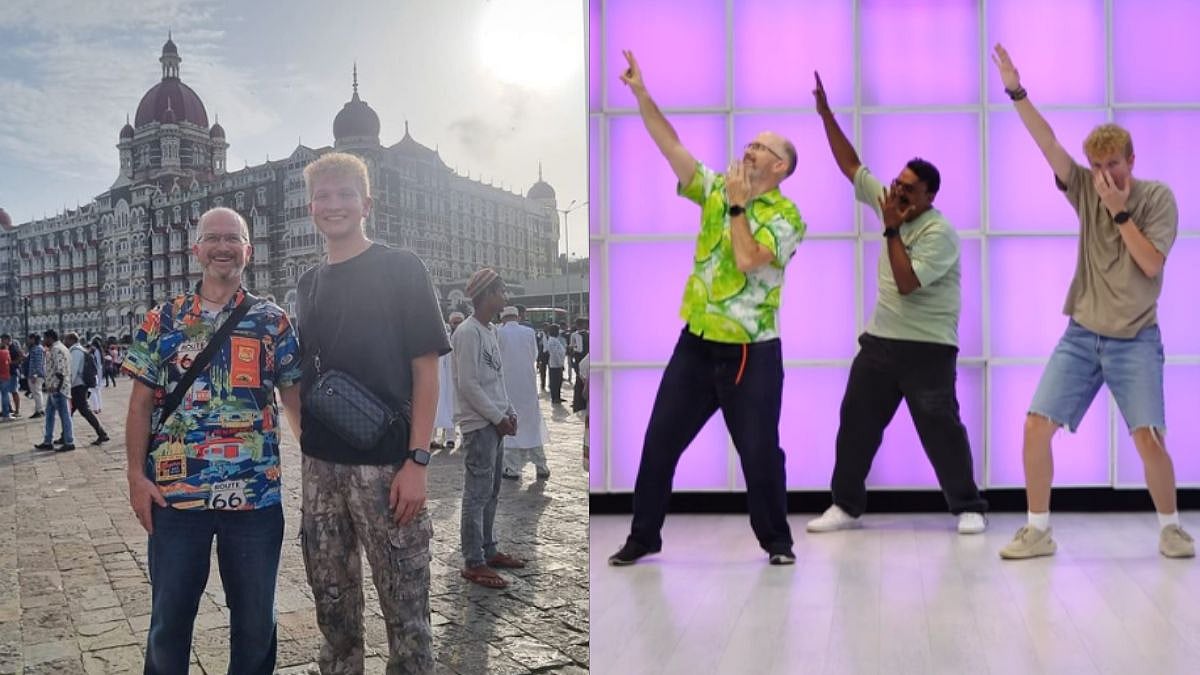 Ricky Pond & Son Visit India, Dance With Mumbai Cop Amol Kamble In ...