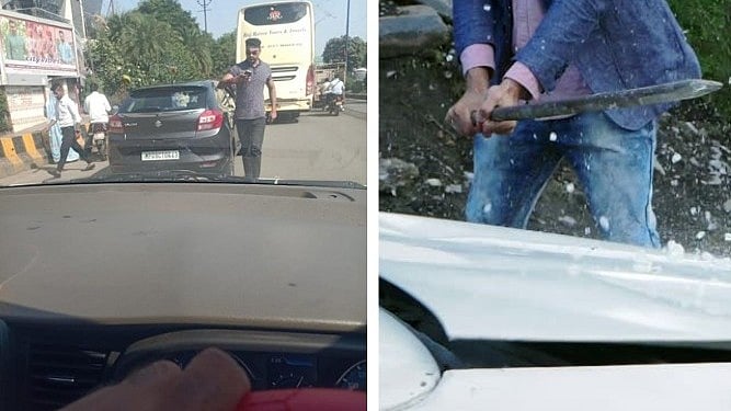 Motorist Hits DIG Jain’s Vehicle From Rear, Damages Car Using Iron Rod