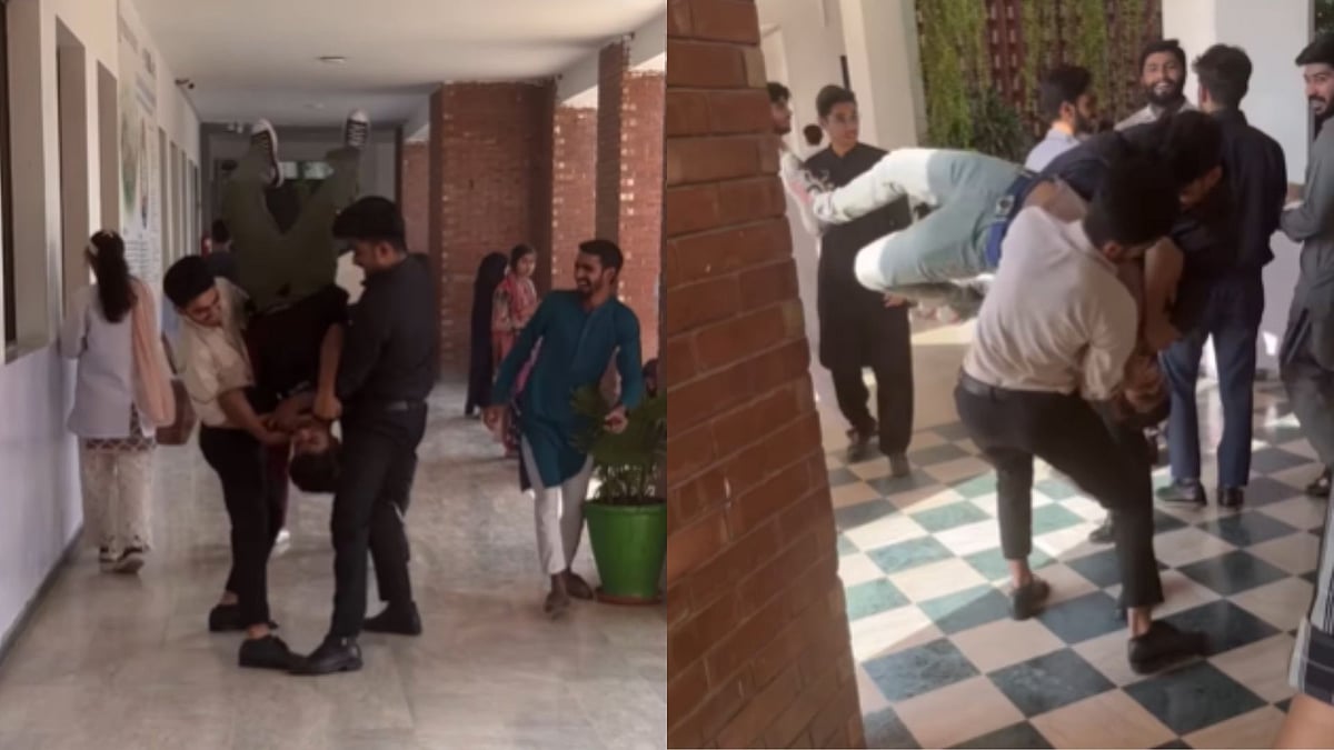 Pakistani Students Engage Classmates in Dangerous Stunt; Viral Video ...