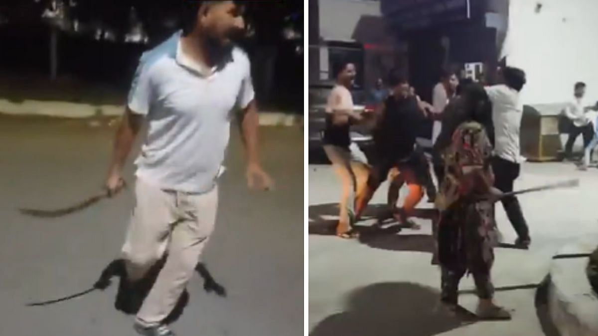 Viral Video: 2 Groups Thrash Each Other With Sticks Over Loud Noise At ...