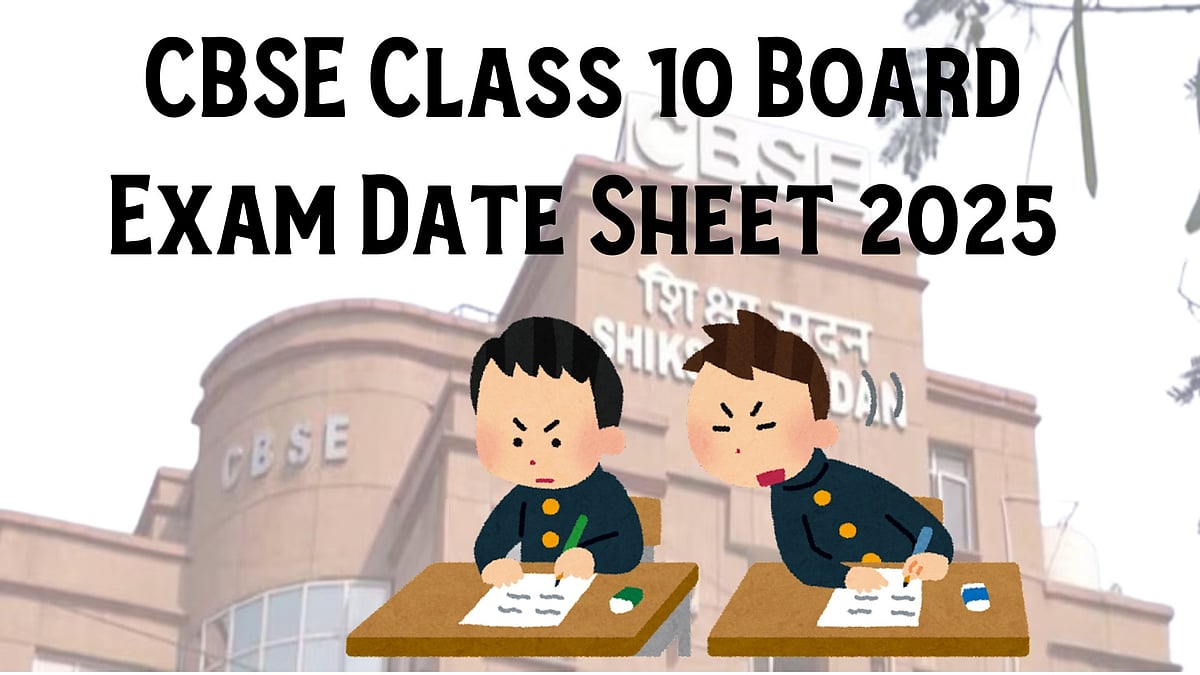 CBSE Board Exams 2025: Class 10 Datesheet Released At cbse.gov.in; Exam ...