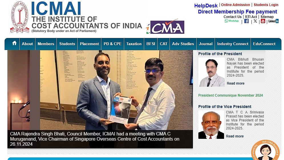 ICMAI To Issue CMA December 2024 Admit Cards Soon At icmai.in; Key Exam Details Inside