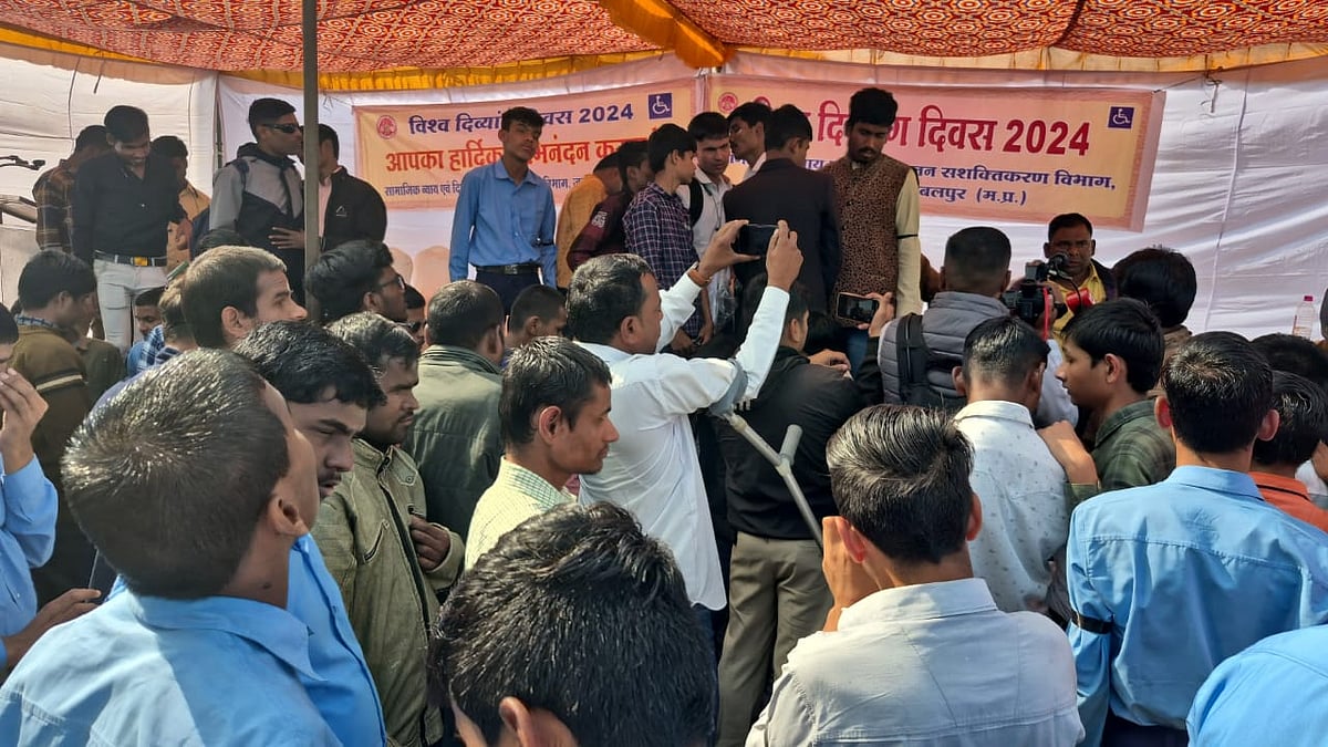 Dozens Of Differently-Abled People Protest In Jabalpur, Demand ...