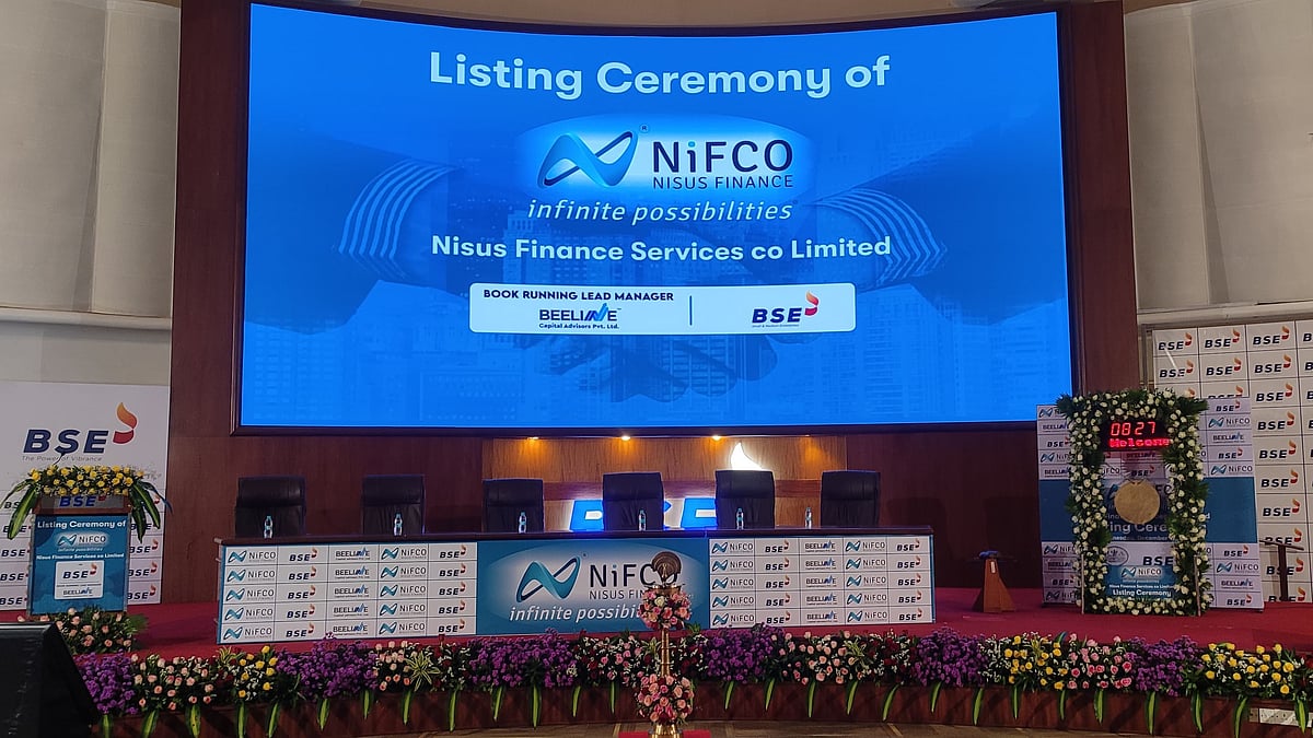 Nisus Finance Debuts On NSE With 25% Premium; Investors' ₹1.44 Lakh Becomes ₹1.80 Lakh