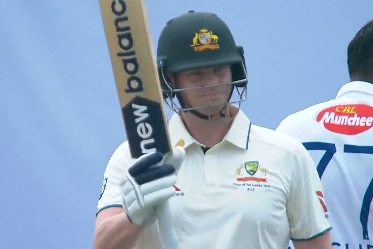 Video: Steve Smith Raises His Bat After Reaching 10000 Runs On Day 1 Of ...