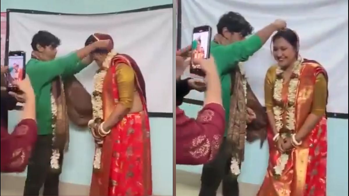 West Bengal: Classroom 'Wedding' Video Of Female Professor 'Marrying' Student Goes Viral