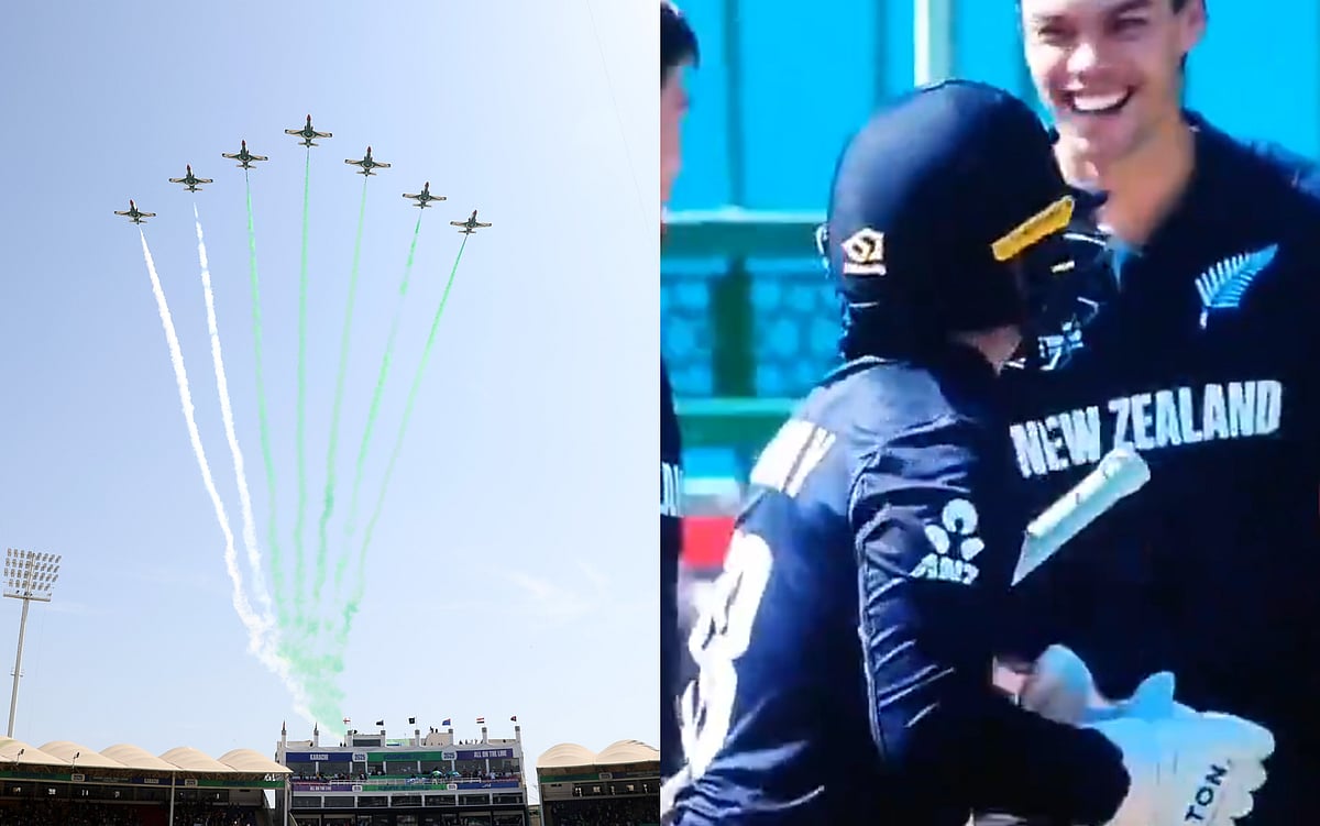 PAK vs NZ, CT 2025: Air Show By PAF Scares New Zealand Players ...