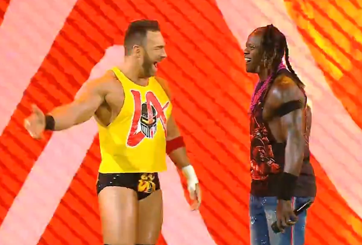 Video: R-Truth Hilariously Introduces LA Knight As 'Louisiana Knight ...