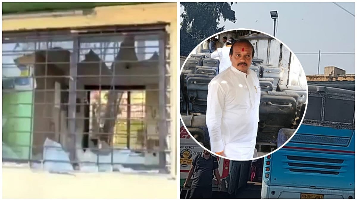 VIDEO: Shiv Sena (UBT) Leader Vasant More Vandalises Security Office At ...