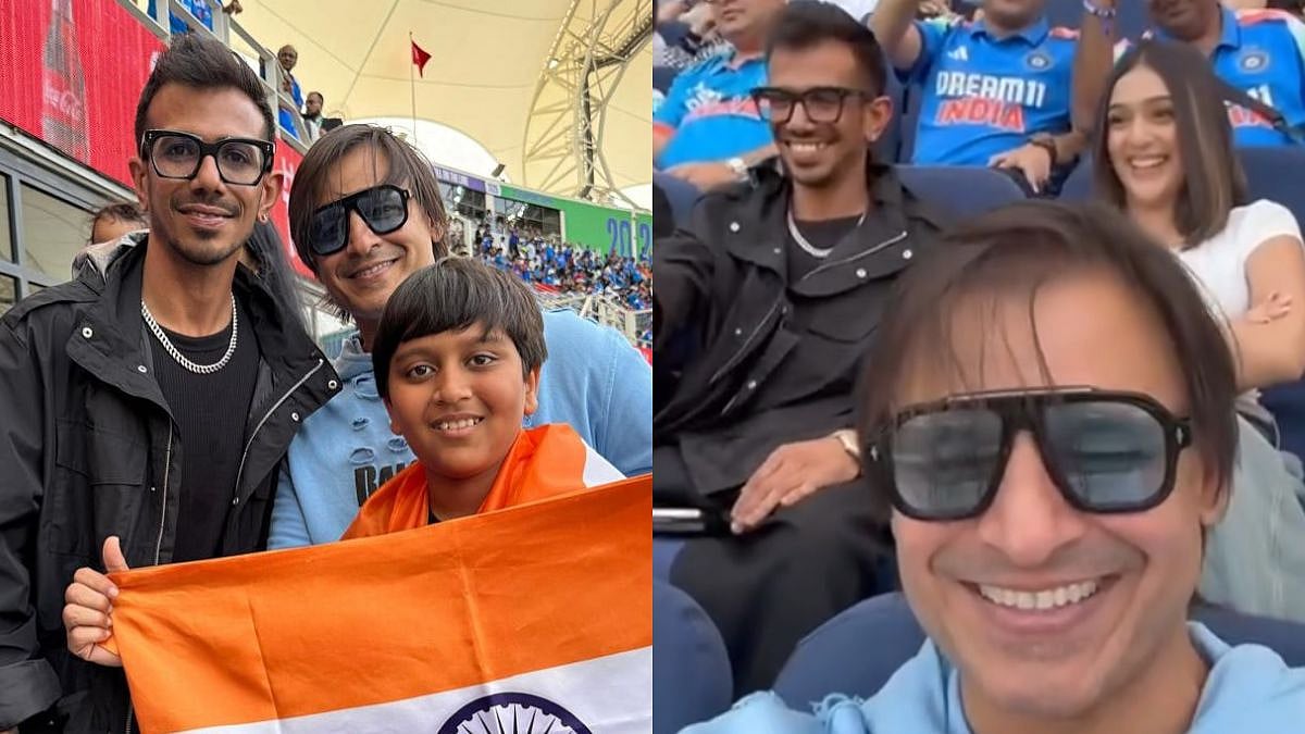 Vivek Oberoi Shares Video With Yuzvendra Chahal & RJ Mahvash From Ind ...