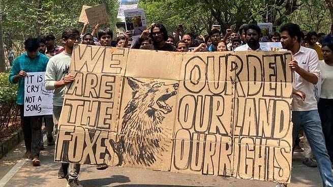 Mumbaikars Join Hyderabad Protests Against Destruction Of City Forest