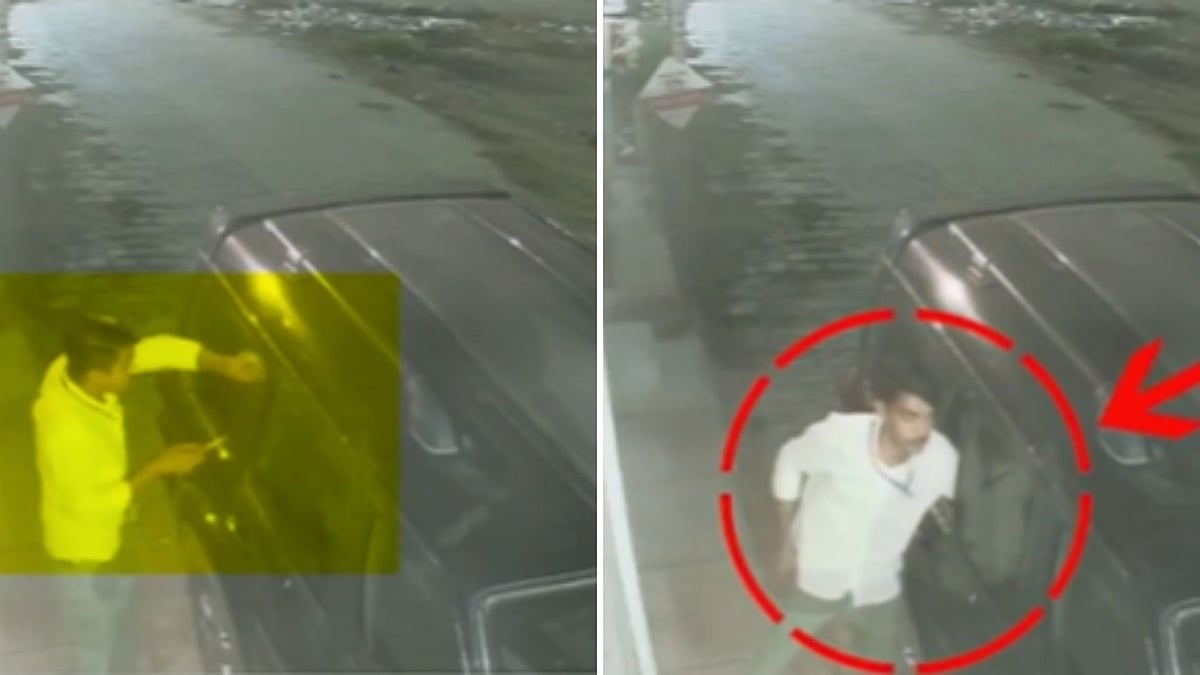 Bike-Borne Thieves Steal Scorpio In Raebareli, Incident Caught On CCTV ...