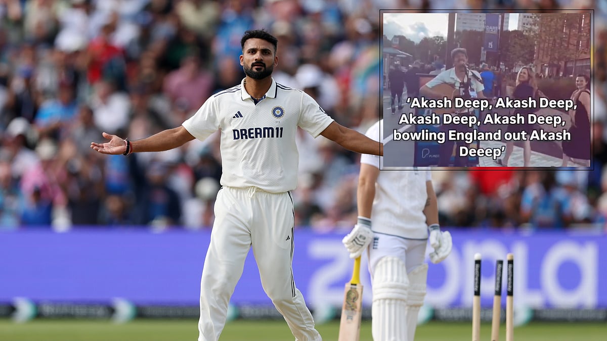 Viral! England Fan Dedicates Song To Team India Pacer Akash Deep After ...