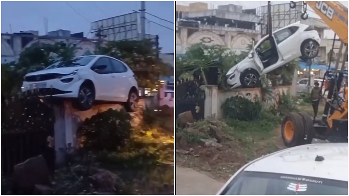 Up Above The 'Wall' So High! Drunk Driver Lands Car On Top Of House ...
