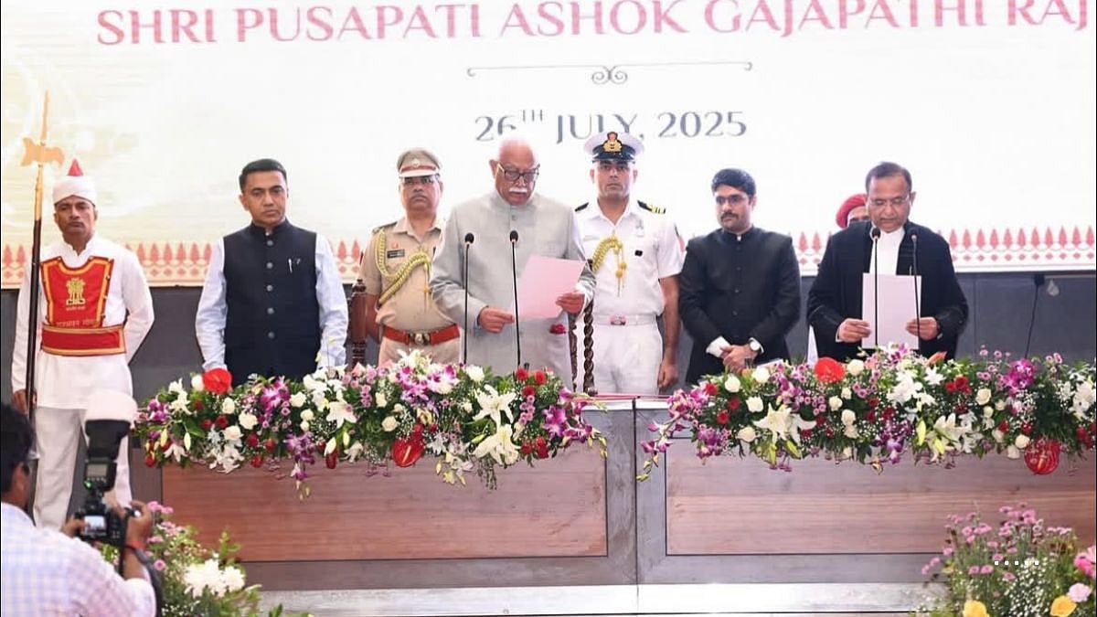 Pusapati Ashok Gajapathi Raju Sworn In As Goa Governor, Urges Citizens ...