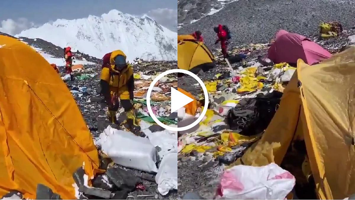 'Highest Dump On Earth', Video Shows Mount Everest's Basecamp Covered ...