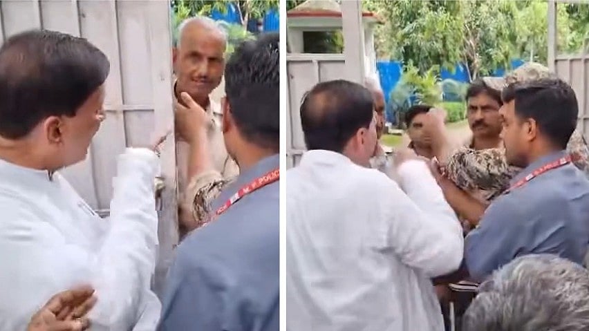 VIDEO: 'Sabse Bada Chor Tu Hai,' BJP MLA Narendra Singh Kushwaha Loses Temper At Bhind Collector ...