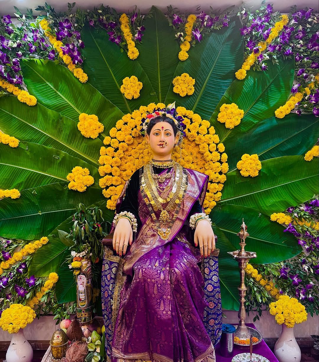 'Gaura Bai Aayeli': Prajakta Koli Celebrates Gauri Pujan 2025 With ...