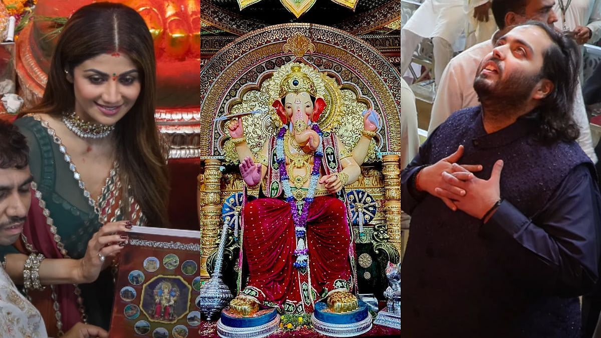 Lalbaugcha Raja 2025 Day 7 Watch LIVE: Anant Ambani, Shilpa Shetty Seek ...