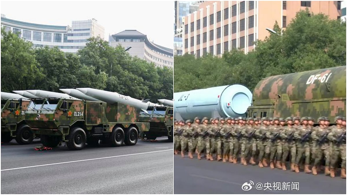 From HQ-9C, DF-61 Missiles To Stealth Fighter Jets: China Showcases Deadliest Weapons During ...