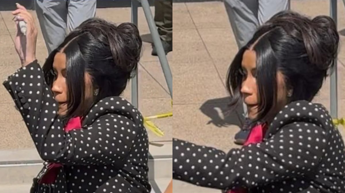 Video: Angry Cardi B Throws Marker At Pap Over Pregnancy Question ...