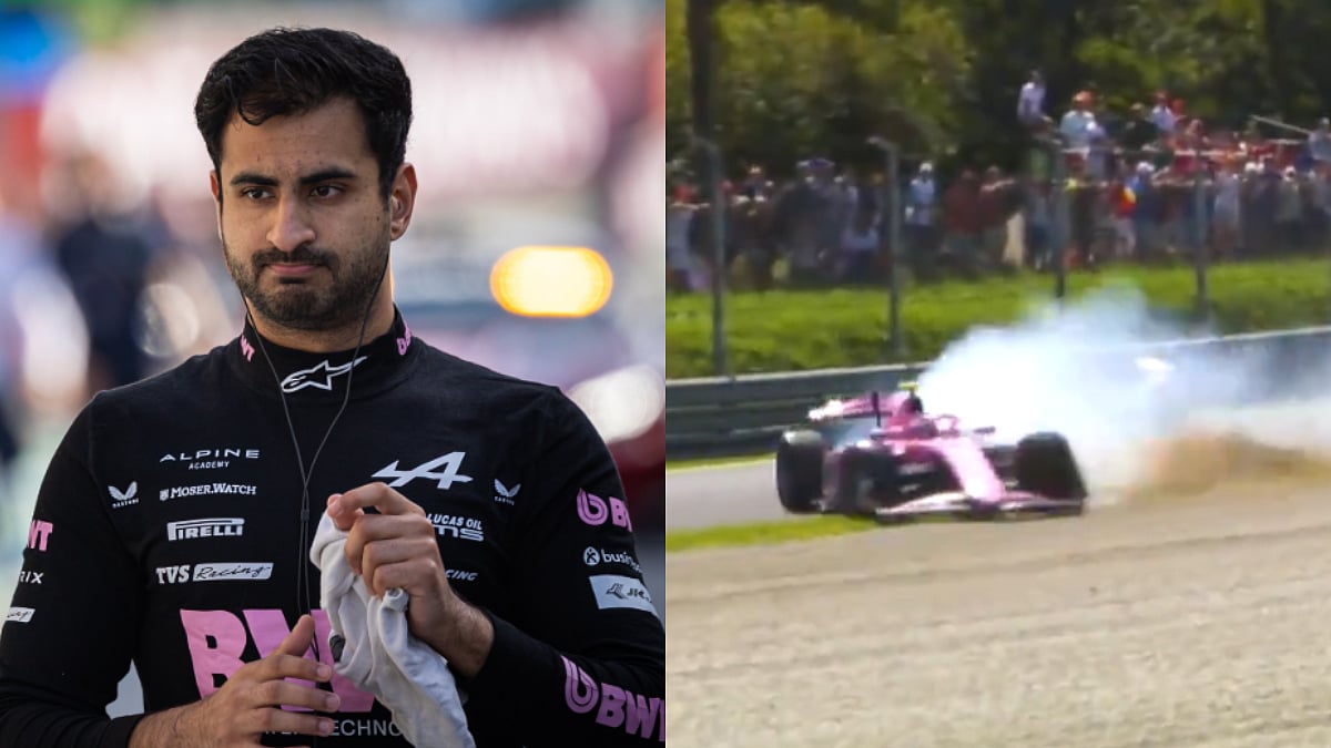 Horrible! Kush Maini Spins Out After Alex Dunne Forces Him Off Track ...