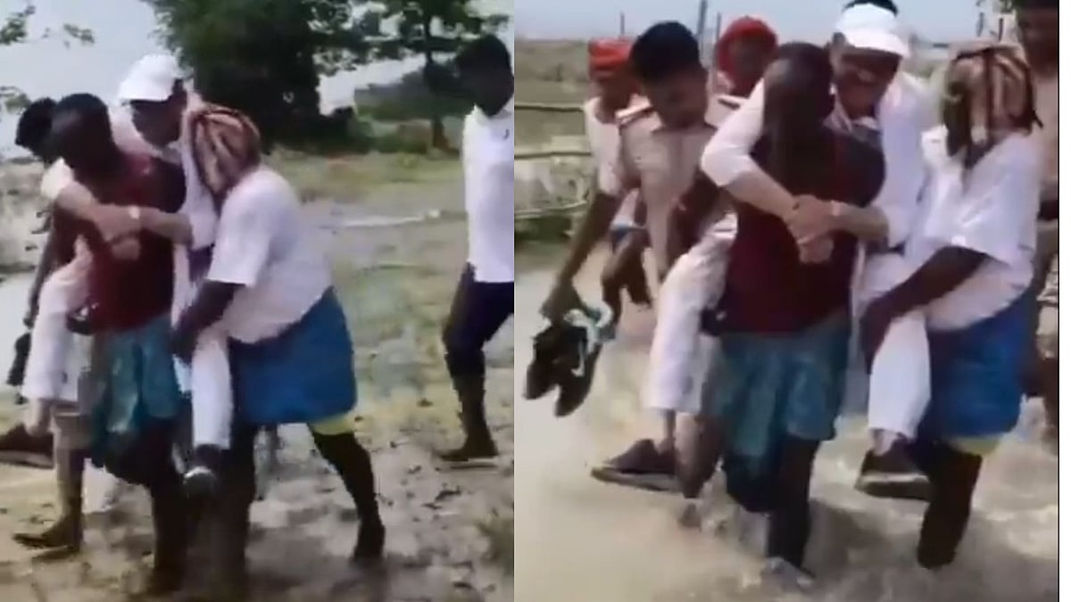 Bihar Elections 2025: Villagers Carry 'Unwell' Congress MP Tariq Anwar On Shoulders During His ...