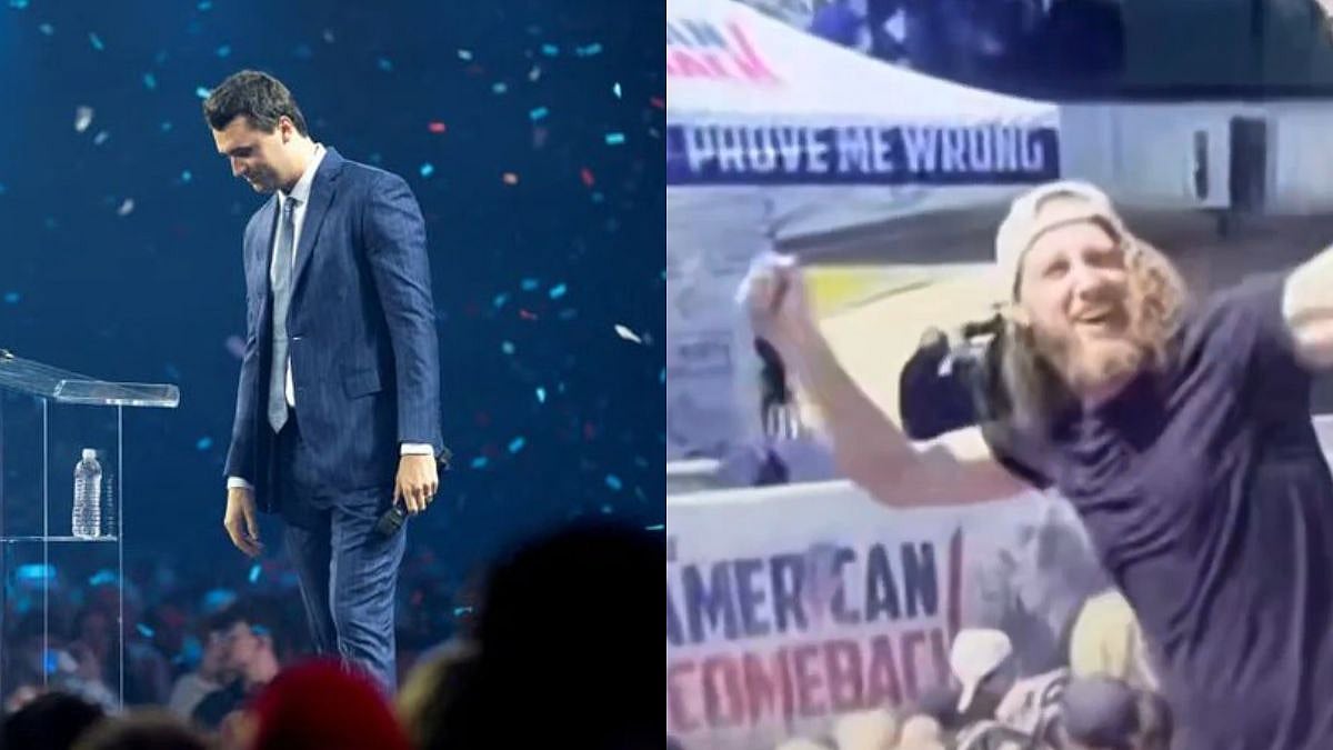 Charlie Kirk Death: New Video Shows Stranger Man In Audience ...