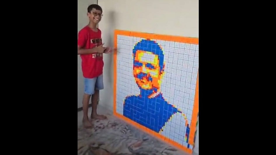 Chhatrapati Sambhajinagar: CM Fadnavis Praises Teen's Creative Portrait ...