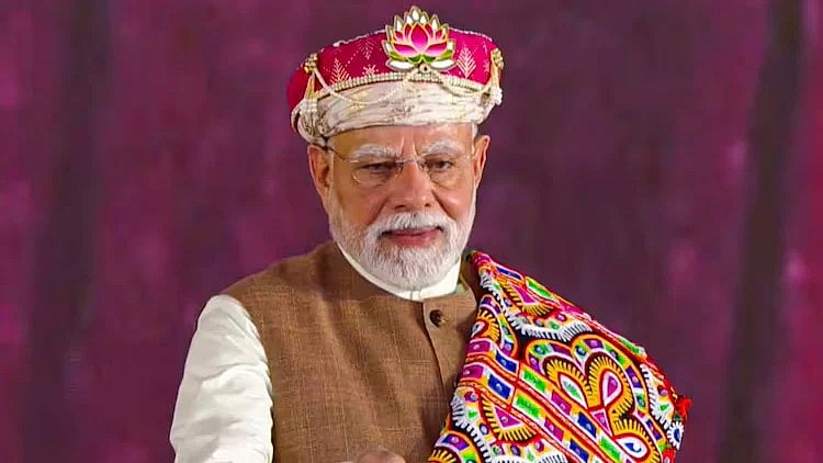 PM Modi's 75th Birthday Attire Has A Touch Of Madhya Pradesh: Looks ...