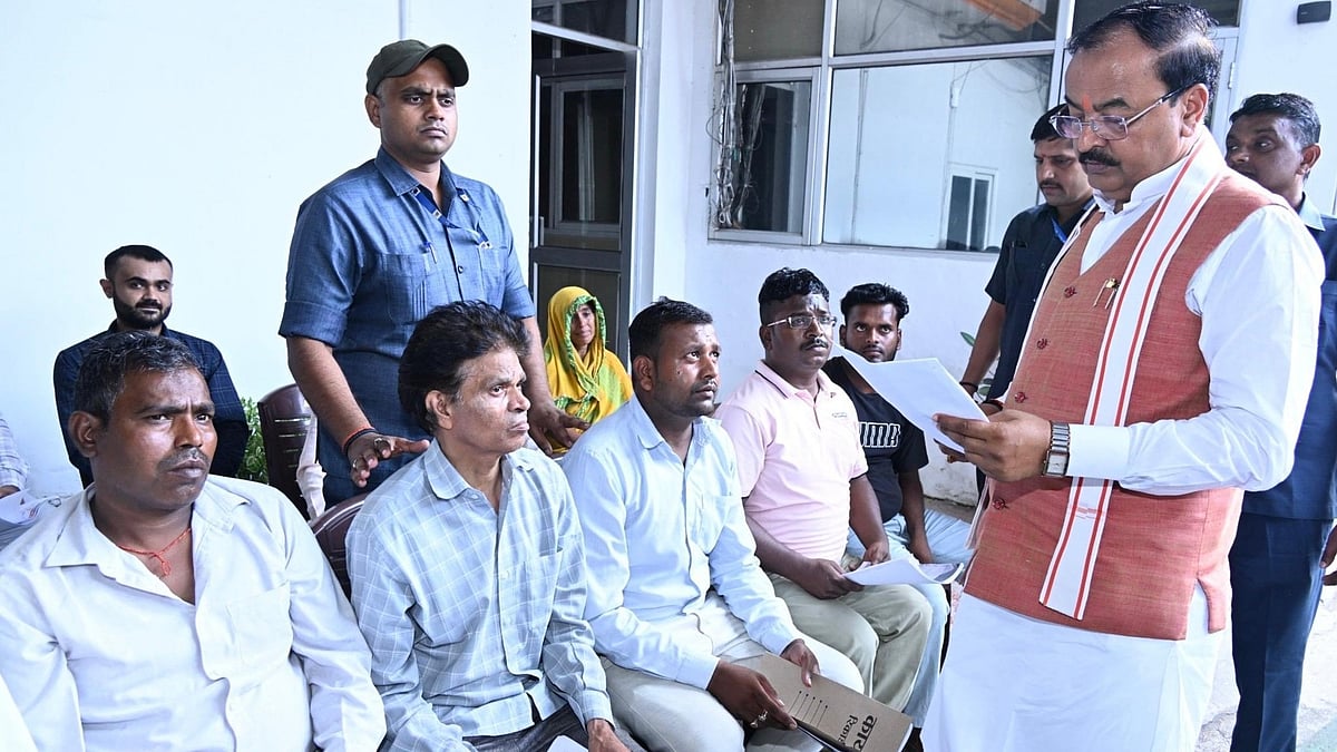 UP Deputy CM Keshav Prasad Maurya Holds Janata Darshan In Lucknow