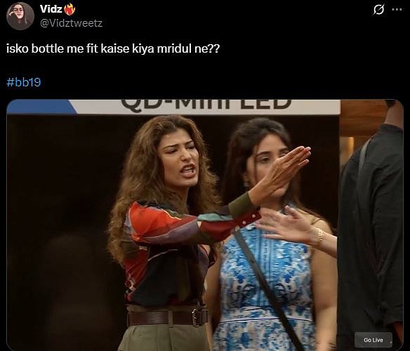 Bigg Boss 19: Mridul Tiwari Catches A Snake Inside BB House; Netizens Say, 'Nehal Hogi Apne Asli ...