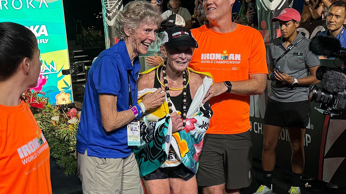 80-Year-Old Woman Completes Ironman World Championship! Makes History ...