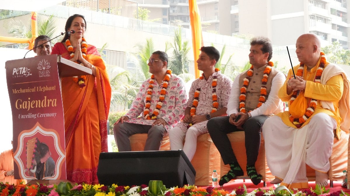 Navi Mumbai: Hema Malini Gifts 800-kg Mechanical Elephant 'Gajendra' To ...