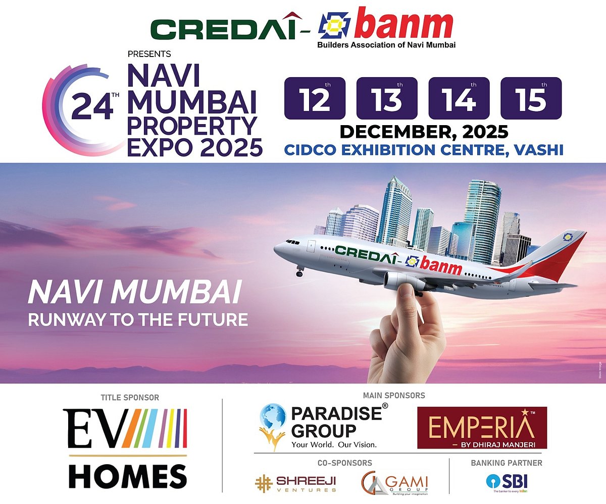 CREDAI-BANM Announces Navi Mumbai Property Expo 2025 At CIDCO Centre In Vashi