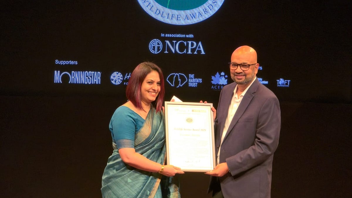 BNHS Scientist Parveen Shaikh Wins Sanctuary Wildlife Service Award 2025