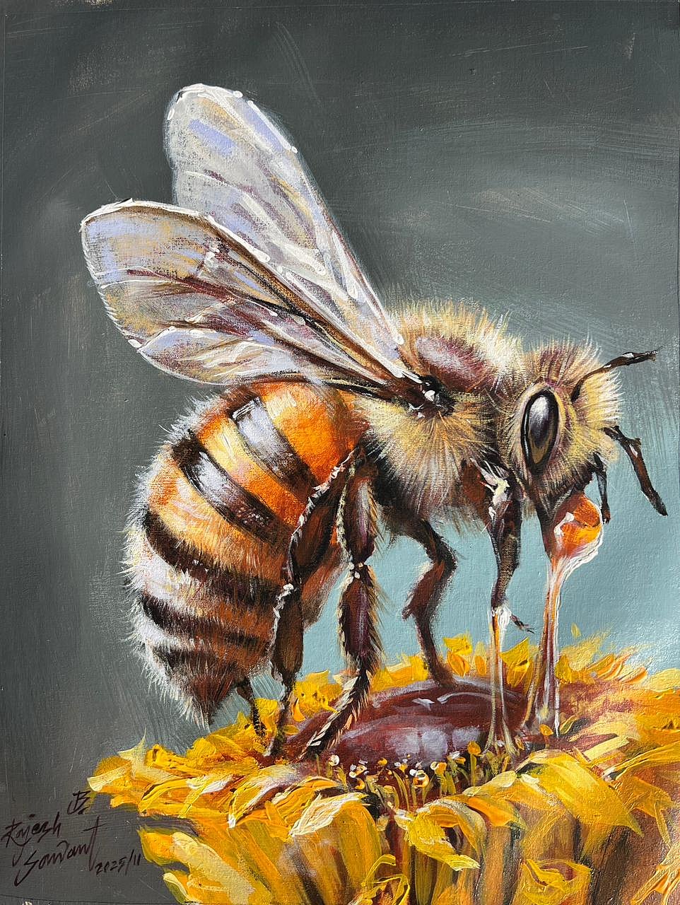 State Prize-Winning Painting By Nashik Teacher Earns Place In Zimbabwe ...