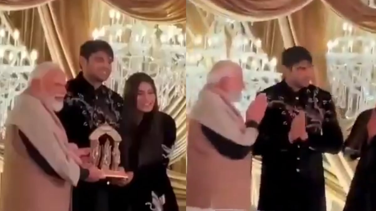 PM Narendra Modi Makes Special Appearance At Neeraj Chopra's Marriage ...
