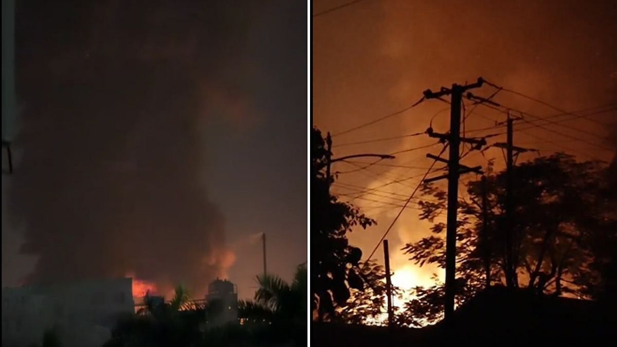 Thane Industrial Fire: Multiple Explosions Rock Badlapur MIDC Chemical ...