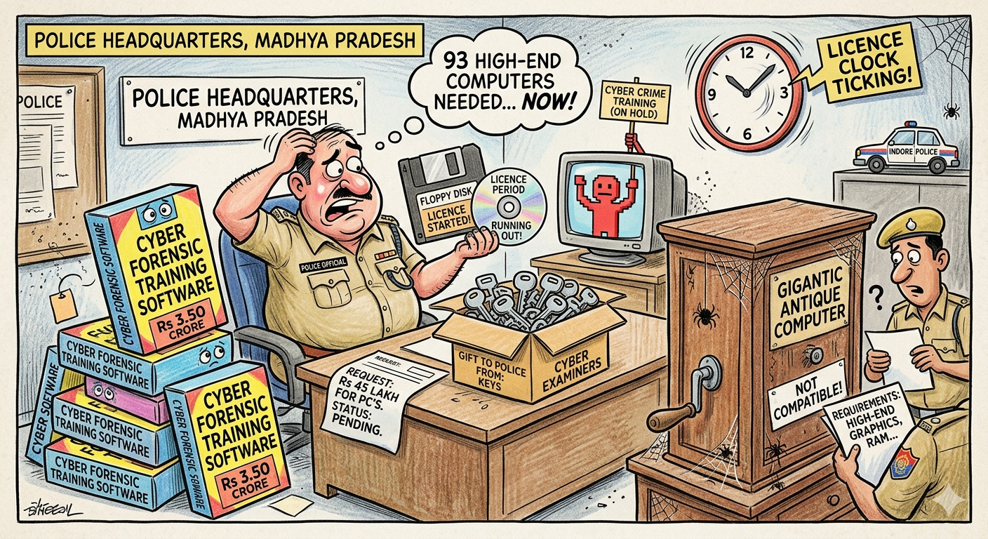 ₹3.5 Crore Forensic Software Lies Idle As MP Police Lack Computers