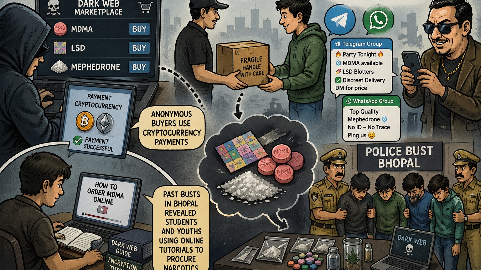 Dark Web, Social Media Fuel Synthetic Drugs Trade; Make It Difficult To ...